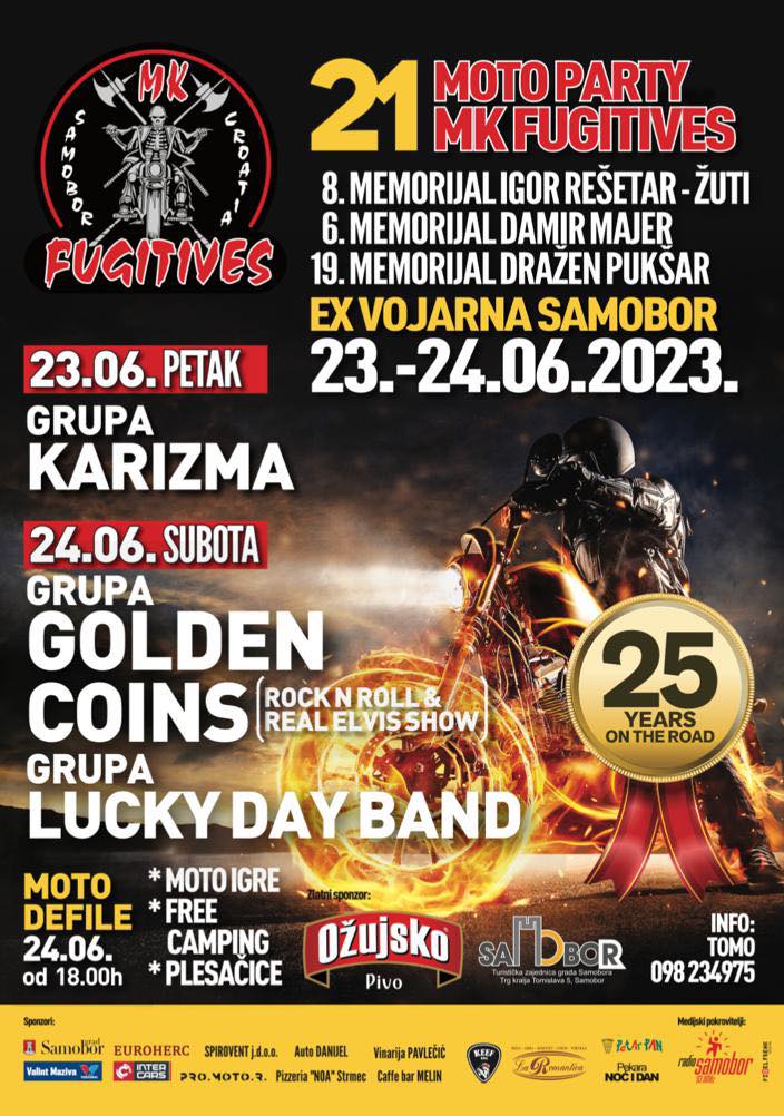 Moto party u znaku 25 years on the road – radiosamobor.hr